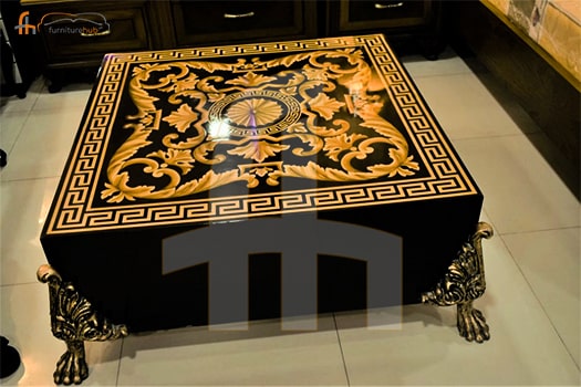 Centre Table Set Round Versace Design With Two Corner Table Furniture ...